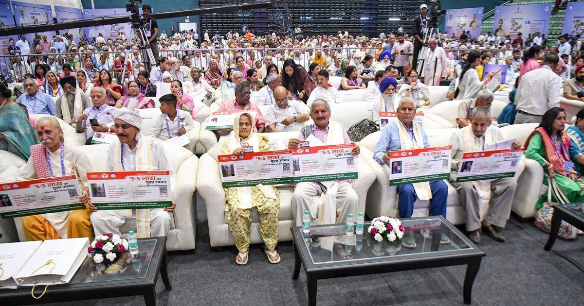 PMJAY for 70+ covered 700K treatments in one year - Rediff.com India News