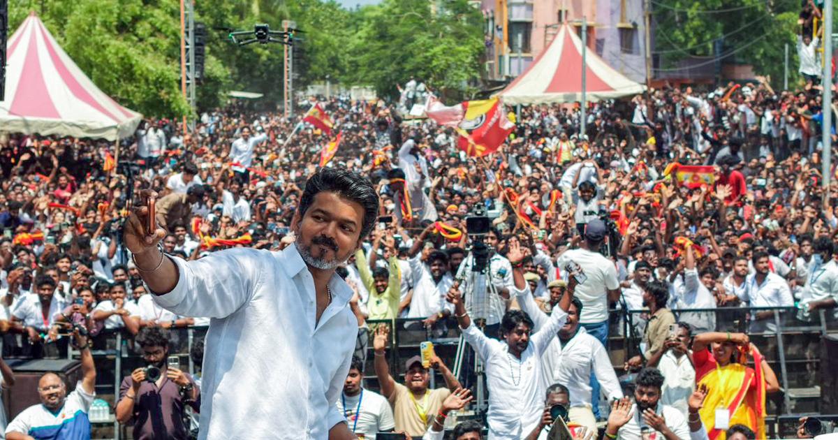 TVK chief Vijay booked for poll code breach during Chennai campaign ...