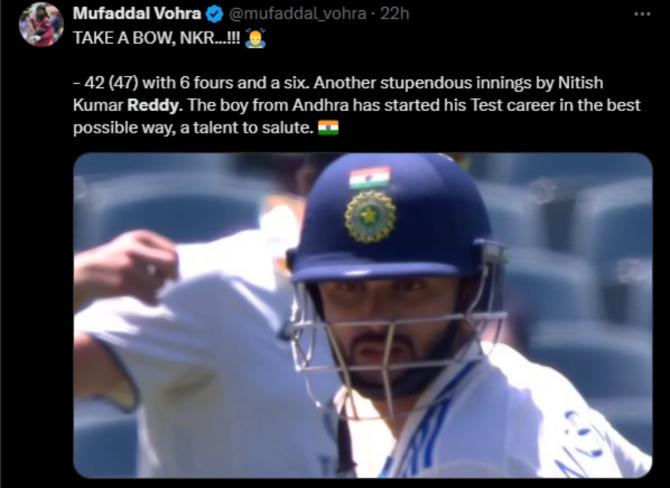 Nitish Reddy: 'Breakout Star Of This Team' - Rediff Cricket Nitish Reddy: 'Breakout Star Of This Team' - Rediff Cricket