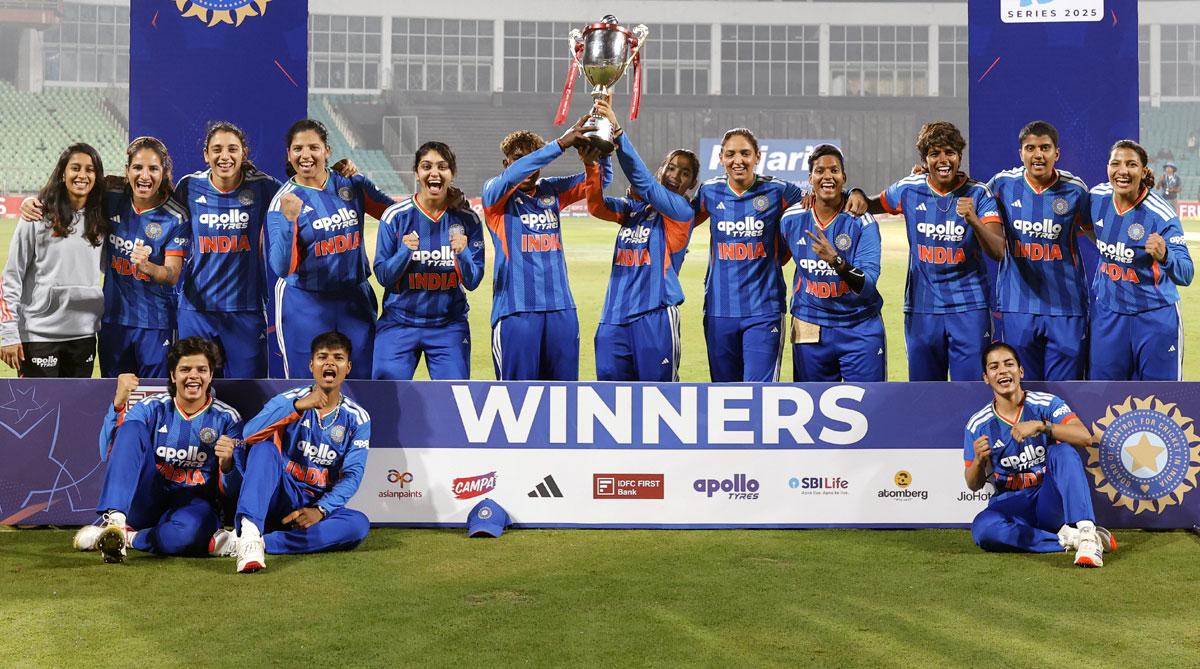 PIX: Harmanpreet hits fifty as India whitewash Sri Lanka 5-0 | Rediff ...