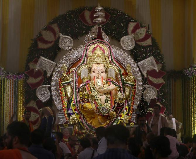 See Mumbais Oldest Ganesh Pandals Get Ahead