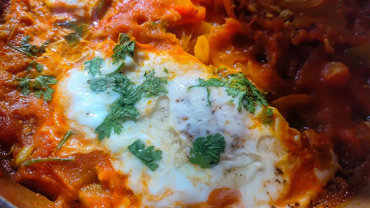 Recipe: Hitesh's Shakshouka | Rediff-TV | Rediff.com