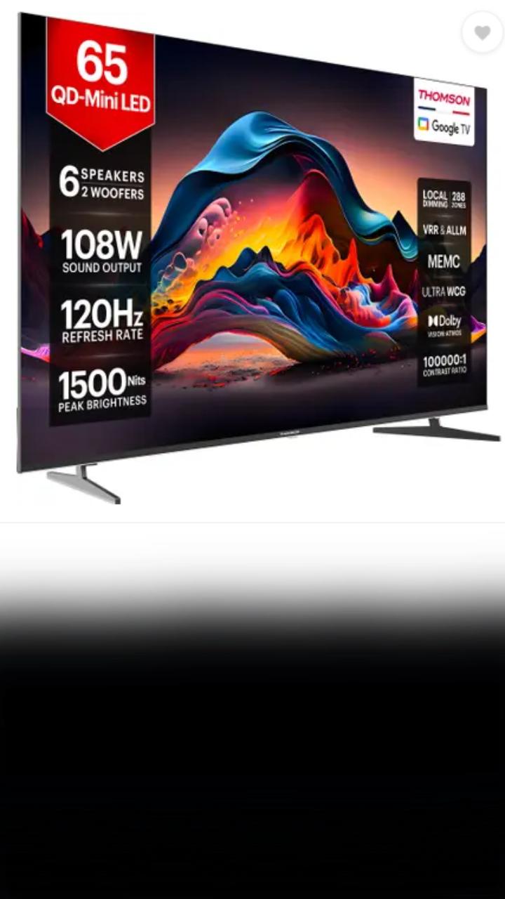 Thomson Unveils 65-Inch and 75-Inch Mini LED TVs in India - Rediff Getahead