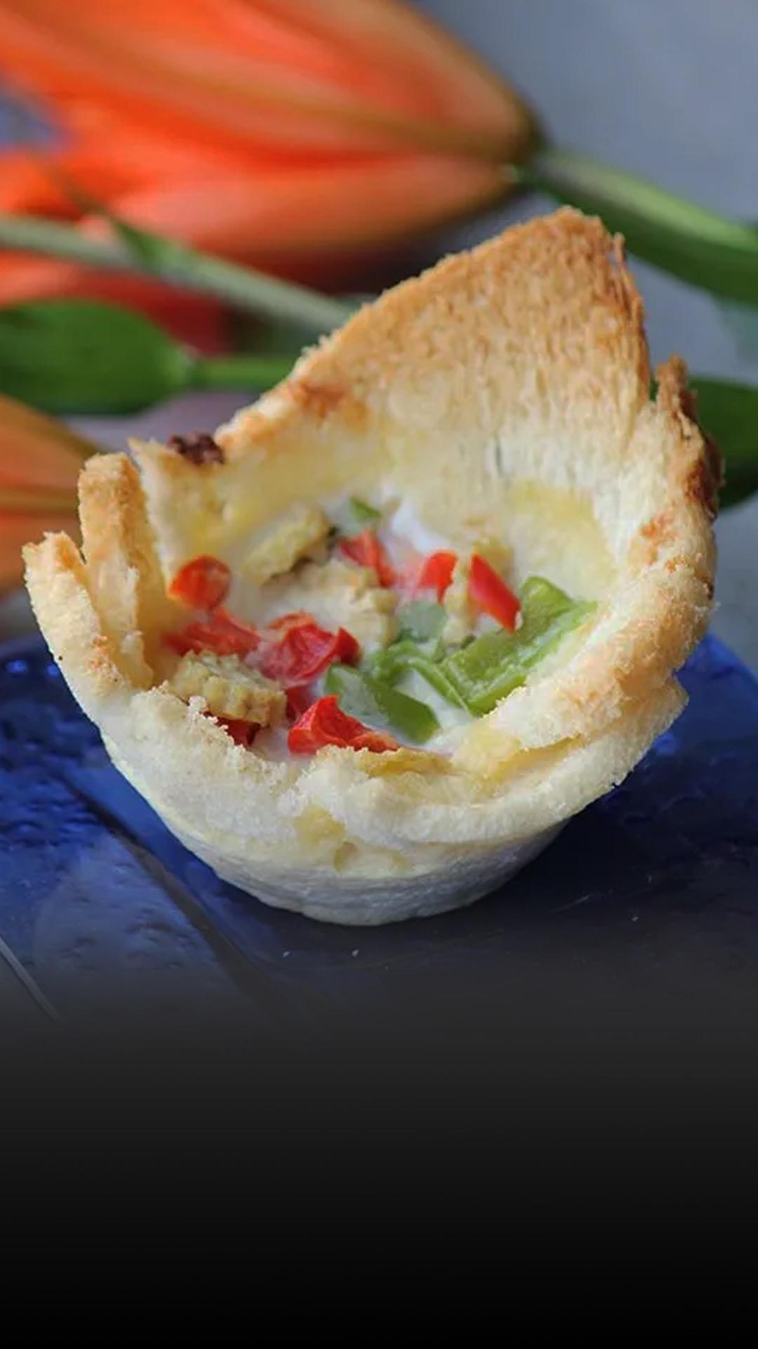 Mini Bread Quiche: 20-Min Recipe - Rediff Getahead