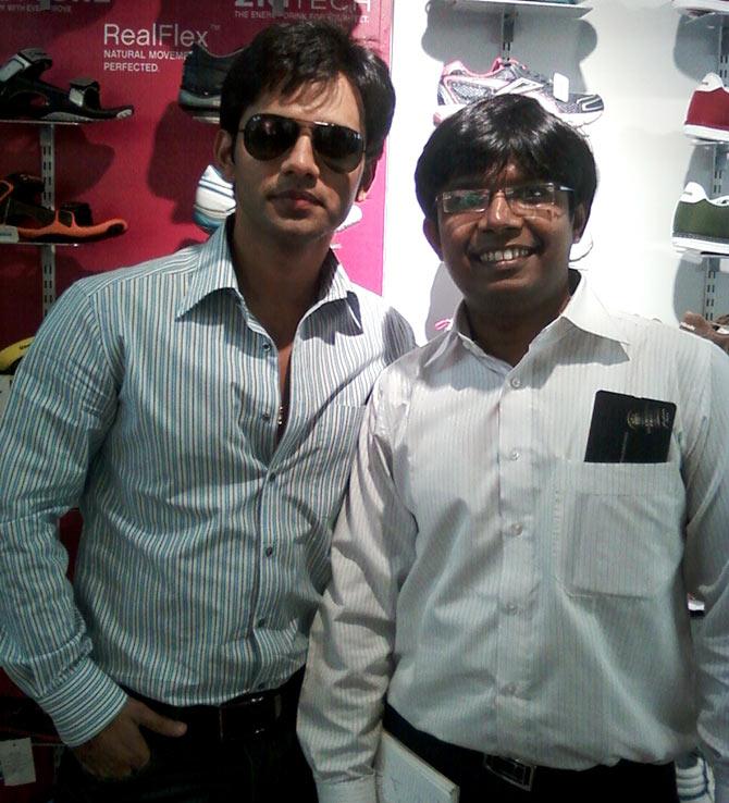 Spotted: Rahul Vidya at Hyderabad airport - Rediff.com movies