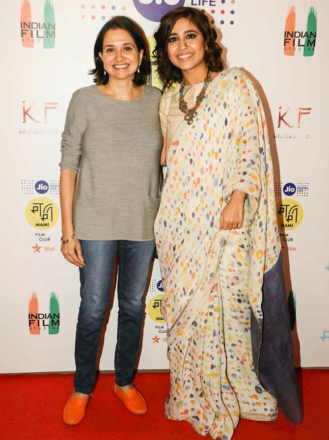 Kalki, Shweta Tripathi, Vicky Kaushal watch Haraamkhor - Rediff.com movies Kalki, Shweta Tripathi, Vicky Kaushal watch Haraamkhor - Rediff.com movies