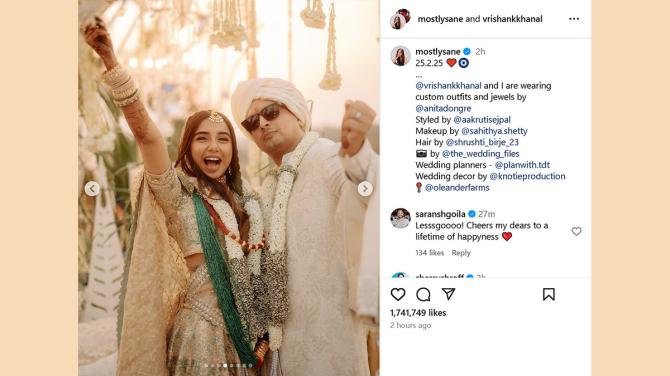 Prajakta Koli Gets Married - Rediff.com movies Prajakta Koli Gets Married - Rediff.com movies