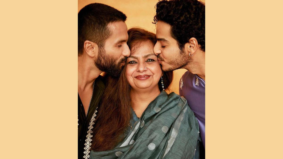 Mother's Day Special: My Sons Shahid Kapoor, Ishaan Khatter - Rediff.com movies