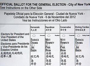 The American ballot