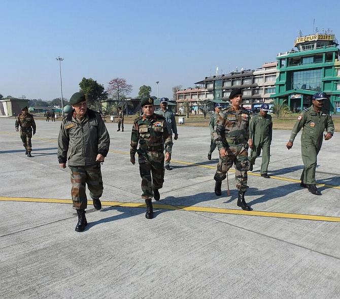 Why Army chief visited the Eastern Command - Rediff.com India News