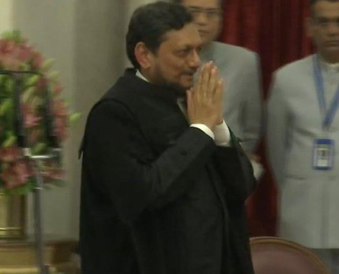 Justice Bobde takes oath as next CJI - Rediff.com India News