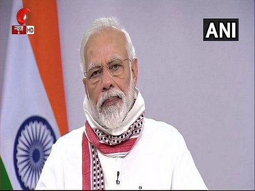 After home-made mask, Modi opts for gamcha