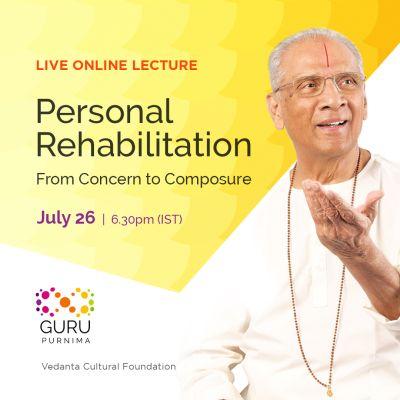 Swami Parthasarathys online Vedanta discourse on Sunday