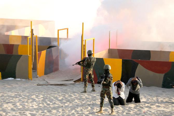 Pakistan Navy Shows Off Its Skills - Rediff.com India News Pakistan Navy Shows Off Its Skills - Rediff.com India News