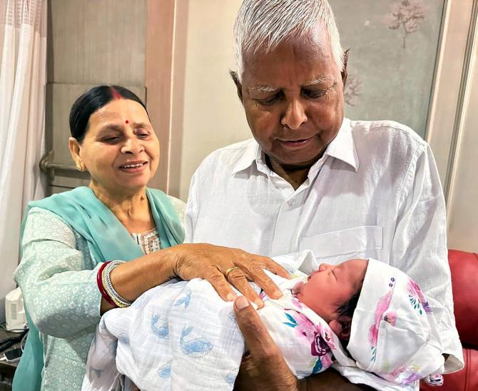Tejashwi Yadav Becomes A Dad - Rediff.com India News Tejashwi Yadav Becomes A Dad - Rediff.com India News