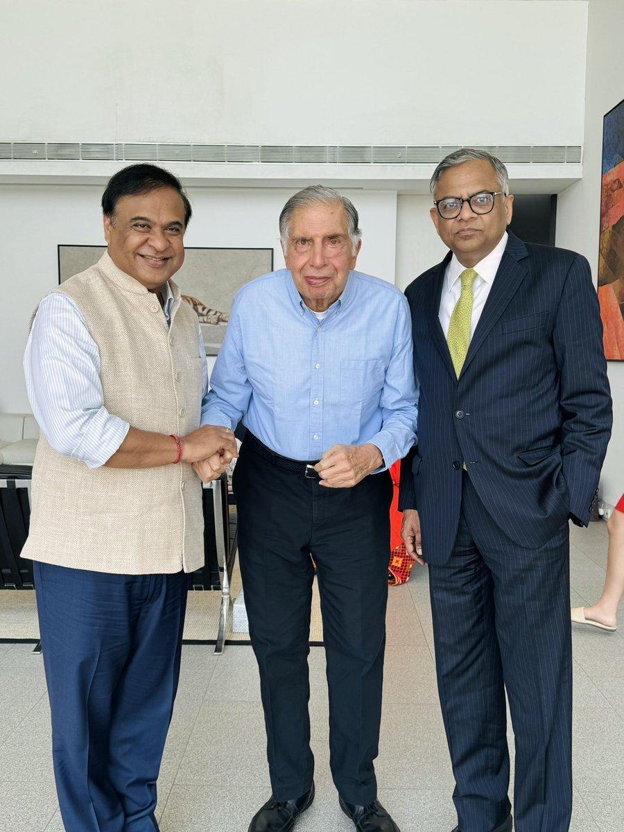 What's Ratan Tata doing in Assam?