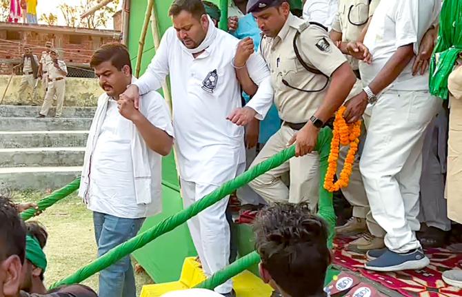 What Happened To Tejashwi Yadav? - Rediff.com India News What Happened To Tejashwi Yadav? - Rediff.com India News