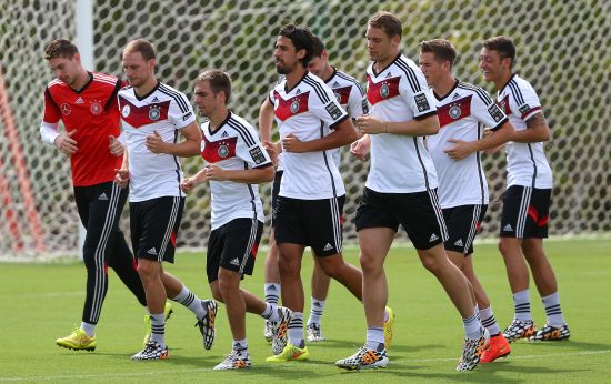 Germany shielded from public at beachside fortress - Rediff Sports