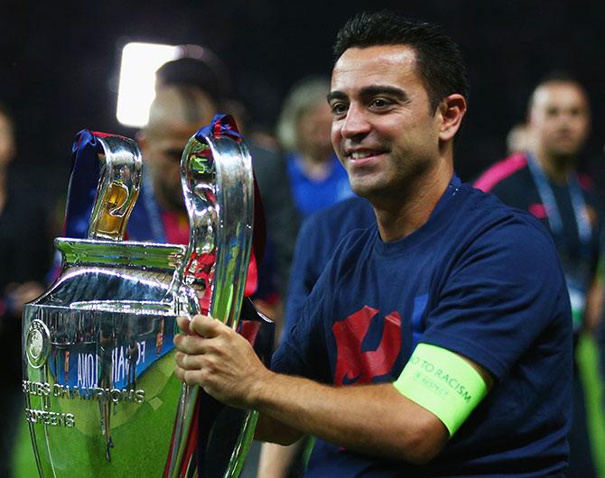I can't ask for any more, to leave this way is perfect: Xavi - Rediff ...