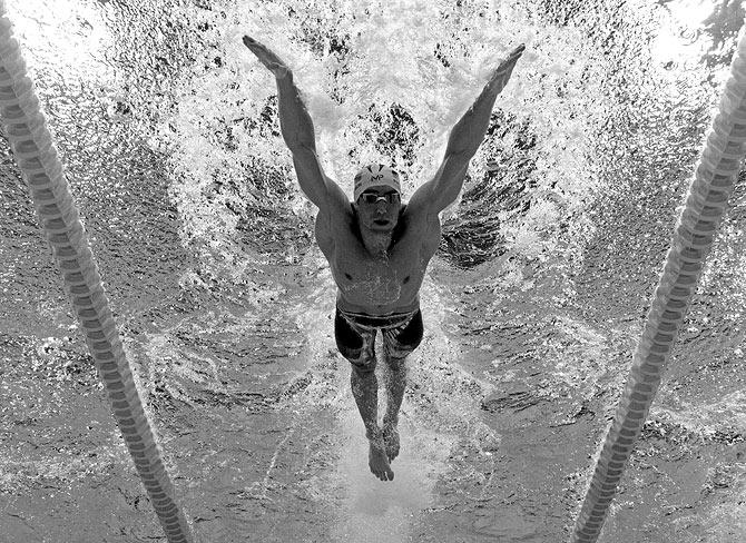 Swimming Great Phelps Ready To Reclaim Lost Butterfly Gold Rediff Sports