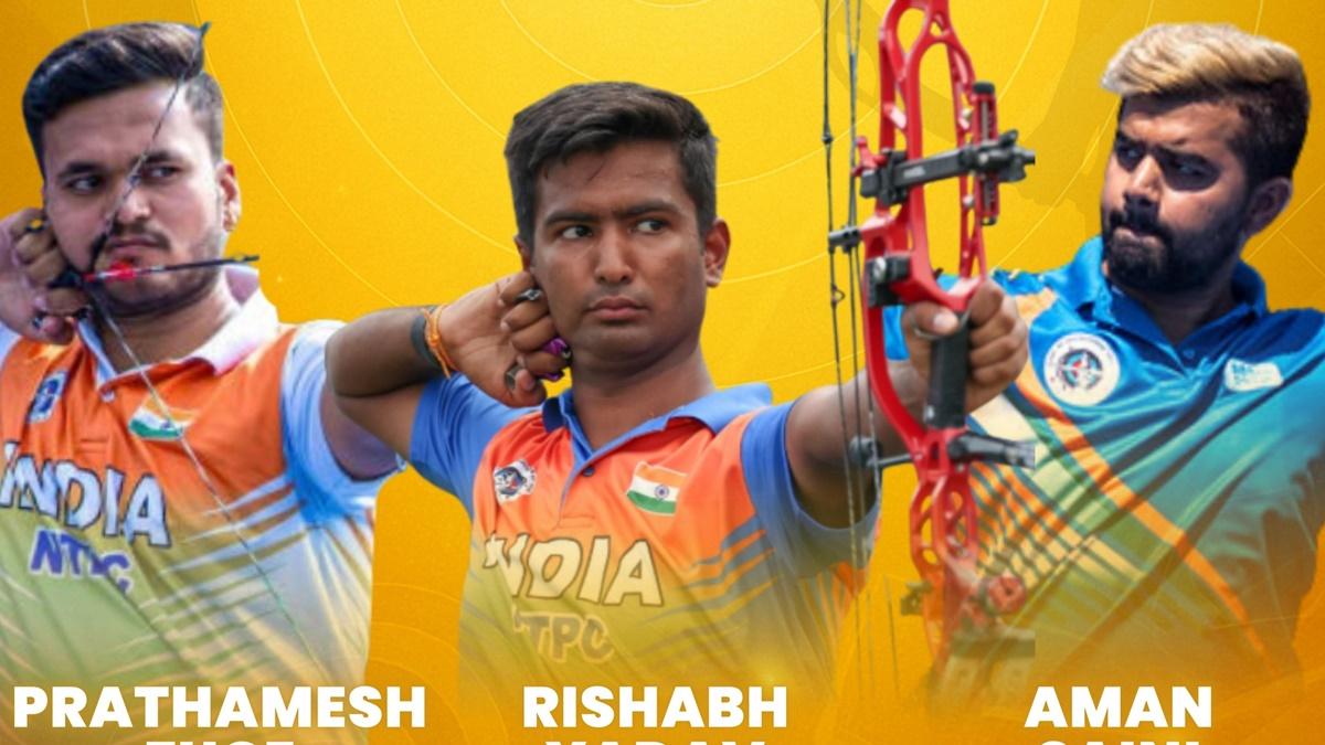India men win first-ever compound archery gold at Worlds - Rediff Sports