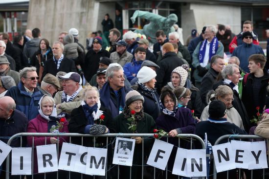 Thousands bid farewell to "England's greatest" Finney - Rediff Sports